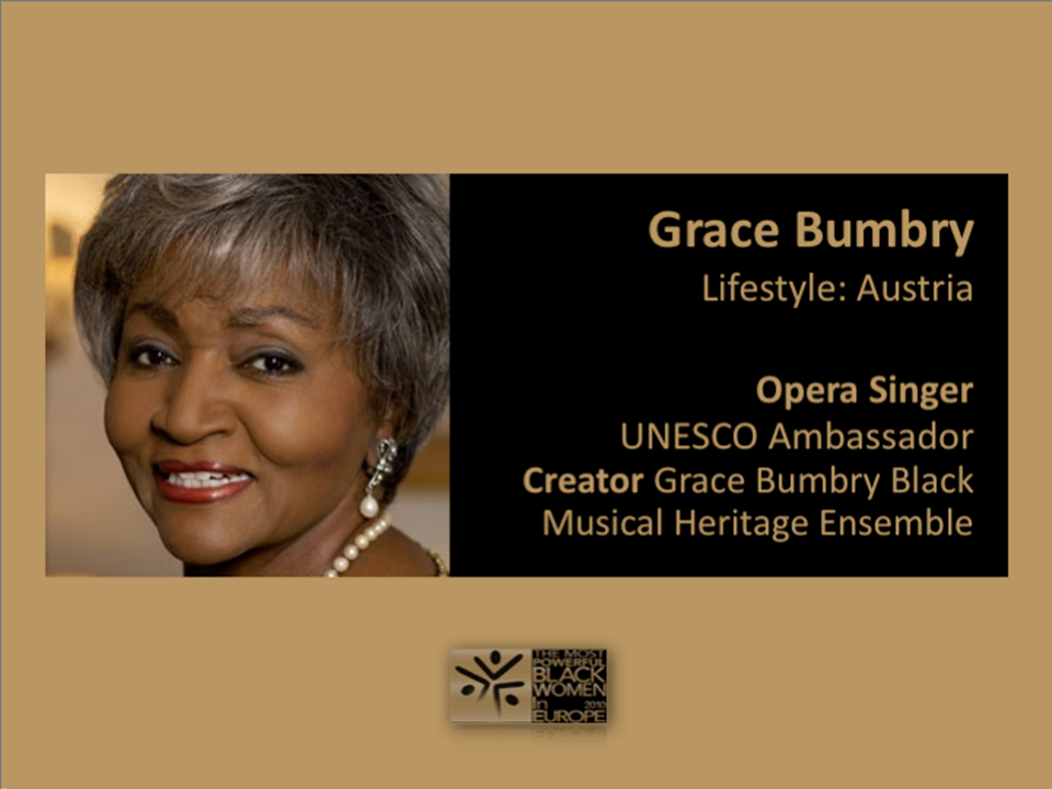 Powerful woman- Grace Bumbry – Opera singer and teacher in Austria ...